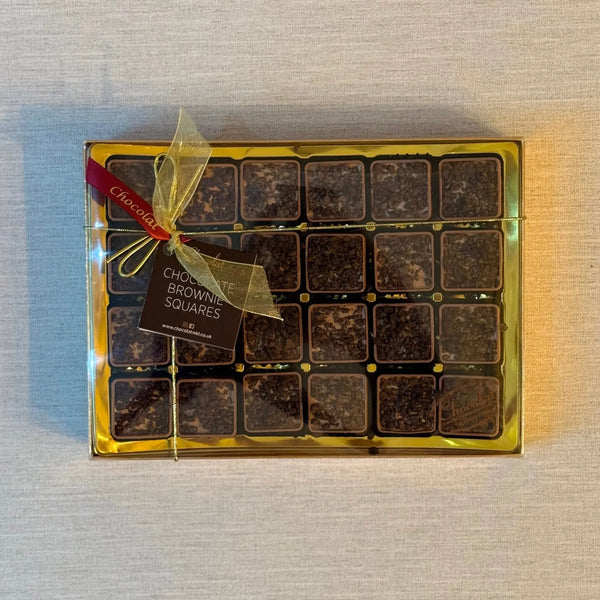 Chocolate Brownie Squares | Gift Box of 24 | Chocolat – Chocolat in ...