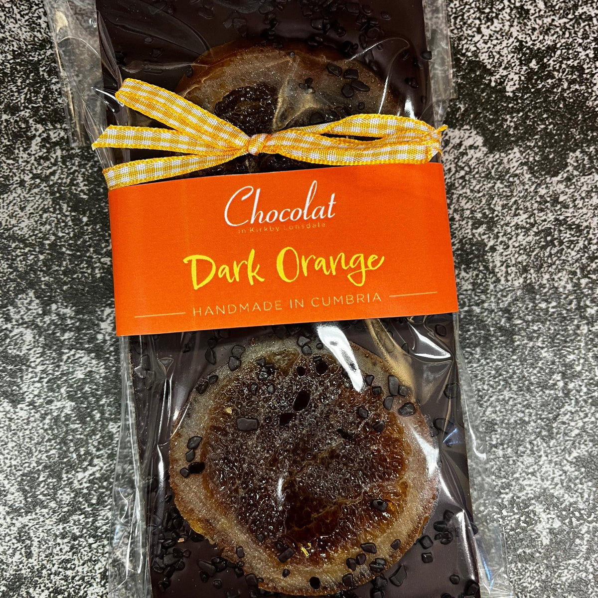 Orange Dark Chocolate Bar | Chocolat – Chocolat in Kirkby Lonsdale